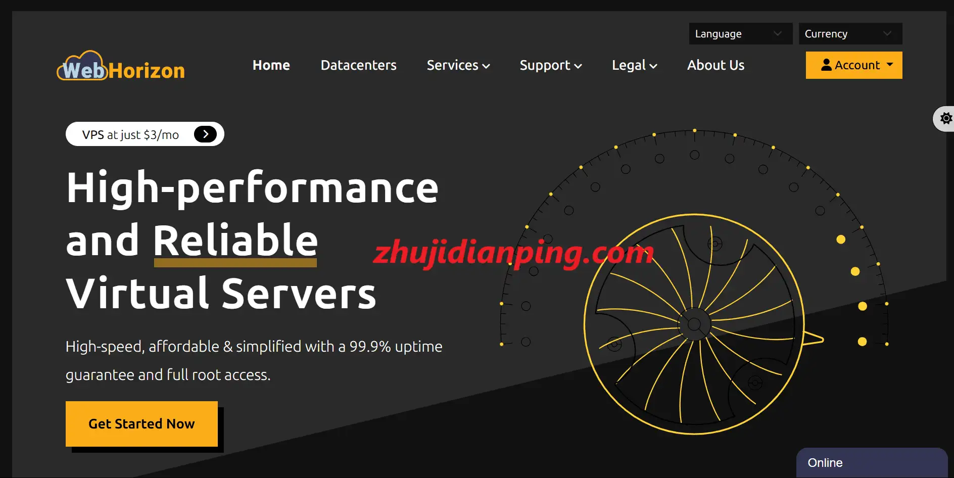 WebHorizon新加坡AMD Ryzen VPS，$2.25/月起，1核/1GB内存/10GB NVMe/1TB流量 - 主机点评